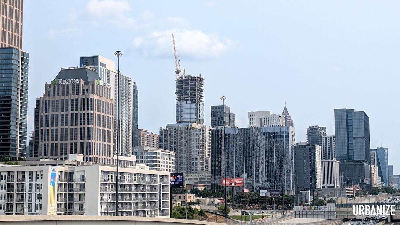 Crane Watch: True Atlanta skyscraper makes mark over points west, north